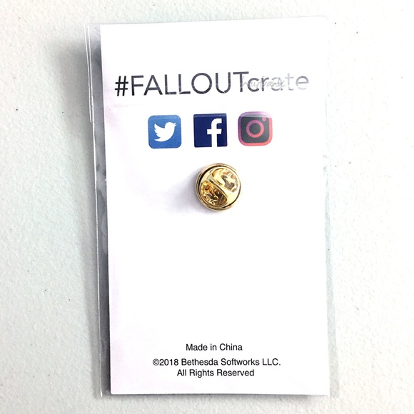 Fallout | Other | Fallout Vault Boy Adamantium Skeleton Perk Pin | Poshmark
